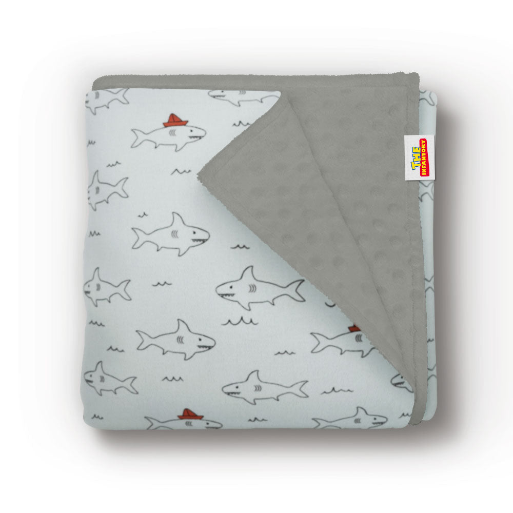 Sharkie Minky Blanket – The Infantory